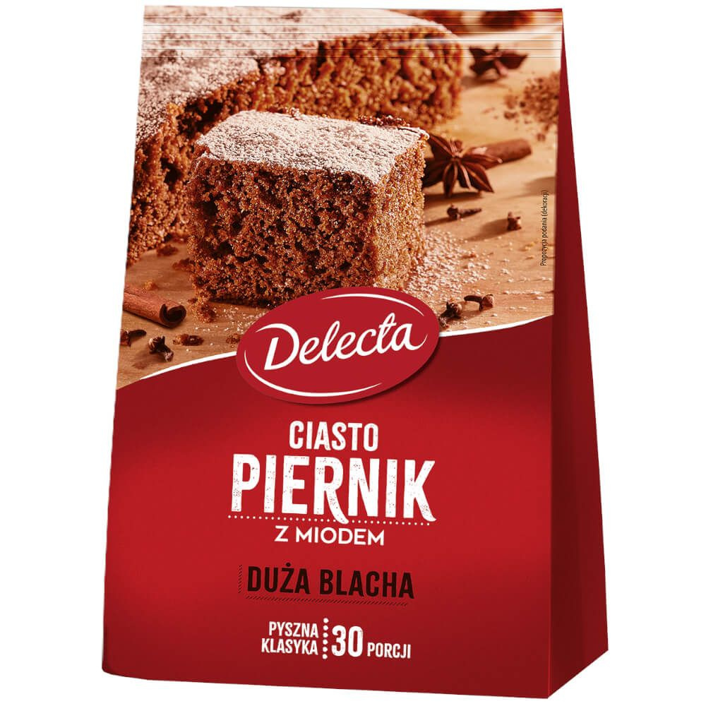 DELECTA CIASTO PIERNIK DUŻA BLACHA - 680G Naturalnosci.pl